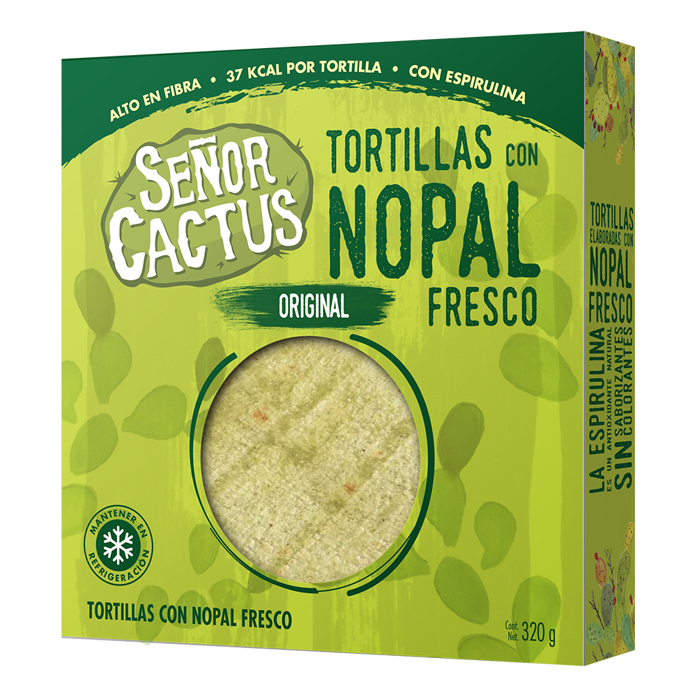Tortilla Señor Cactus® de Nopal