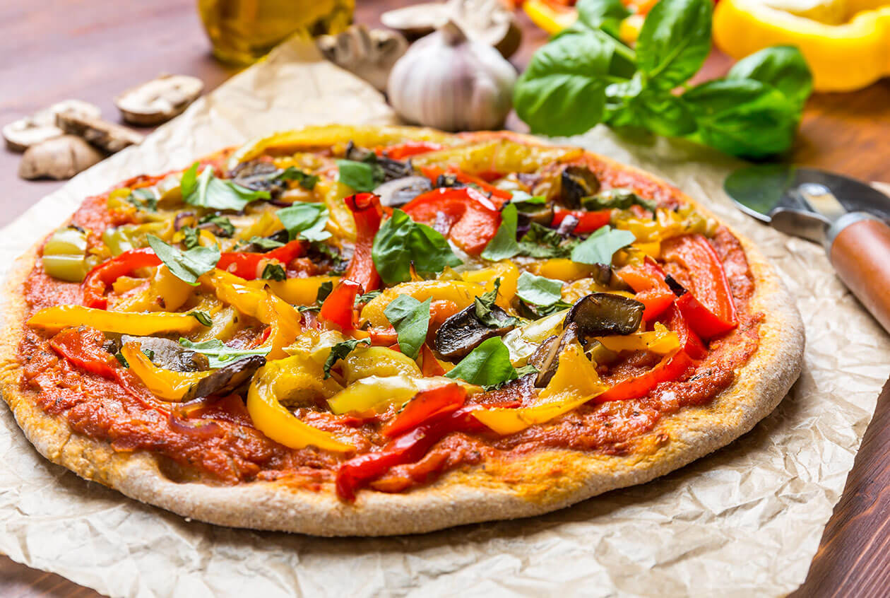 pizza vegetariana