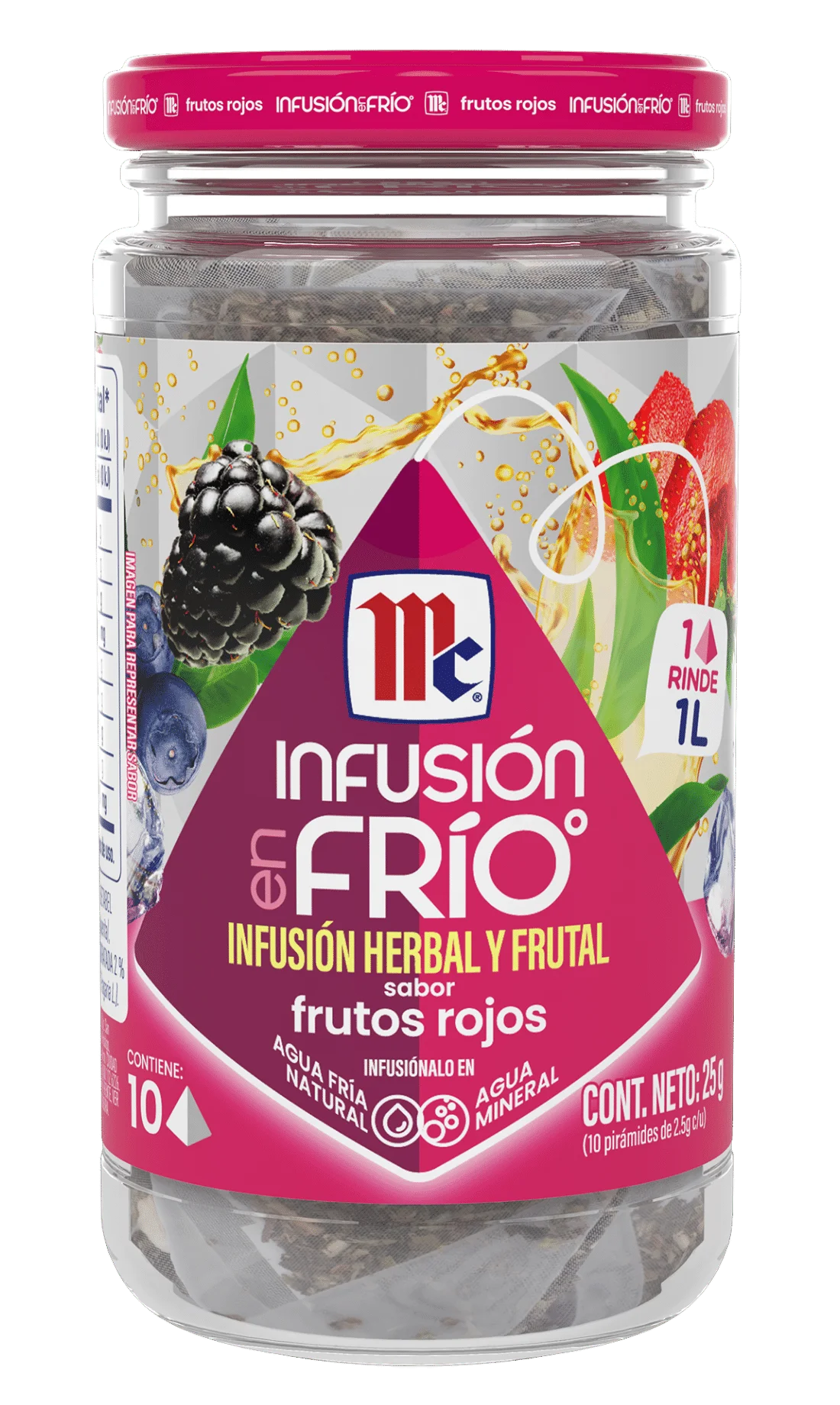 Infusión en frío sabor frutos rojos McCormick®